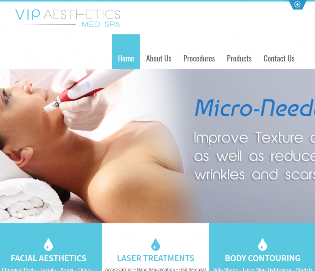 Medical Spa Website Design - Rx Medical Web